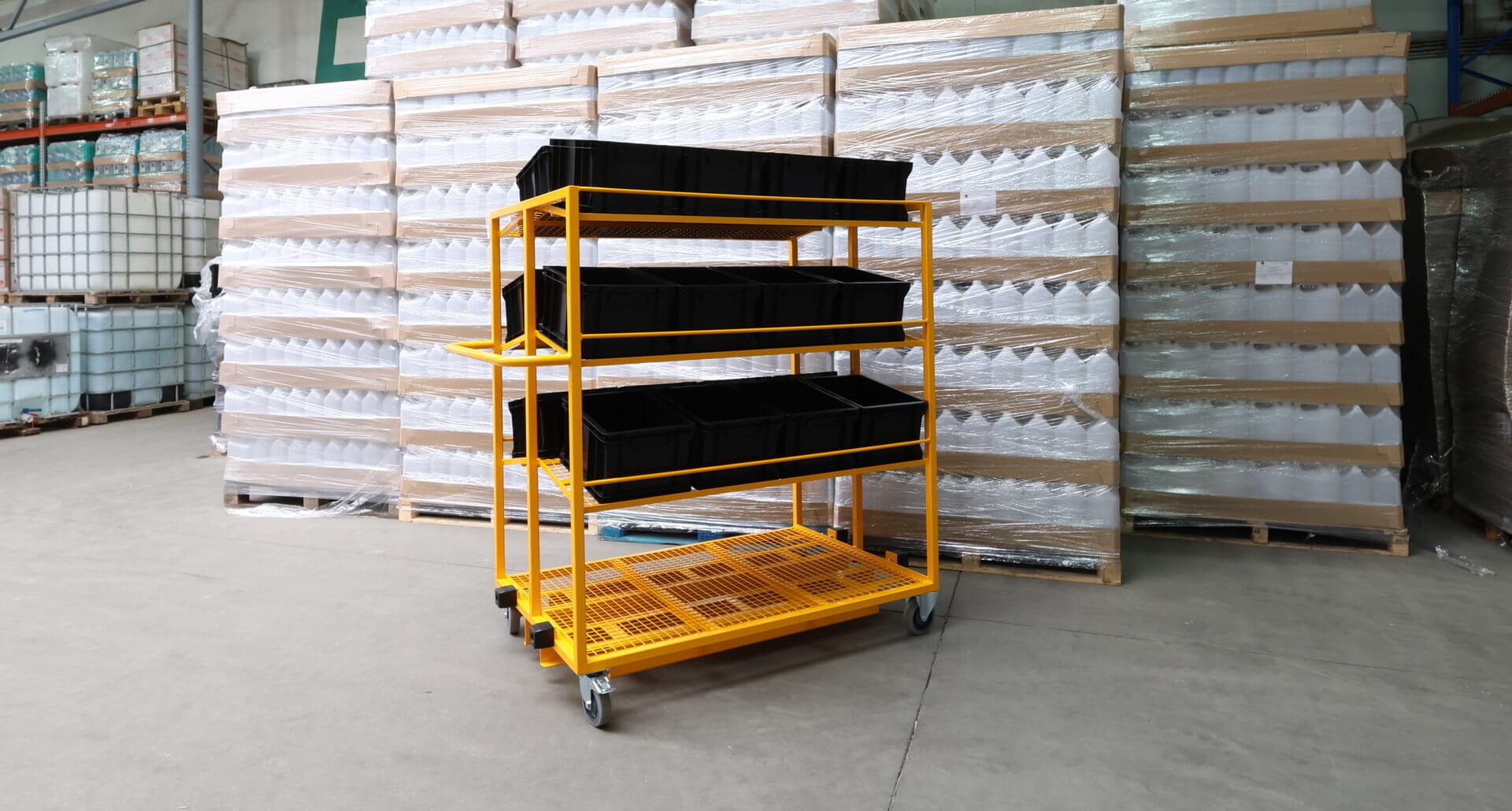 wózek do kompletacji - narzędzie sukcesu - Damet